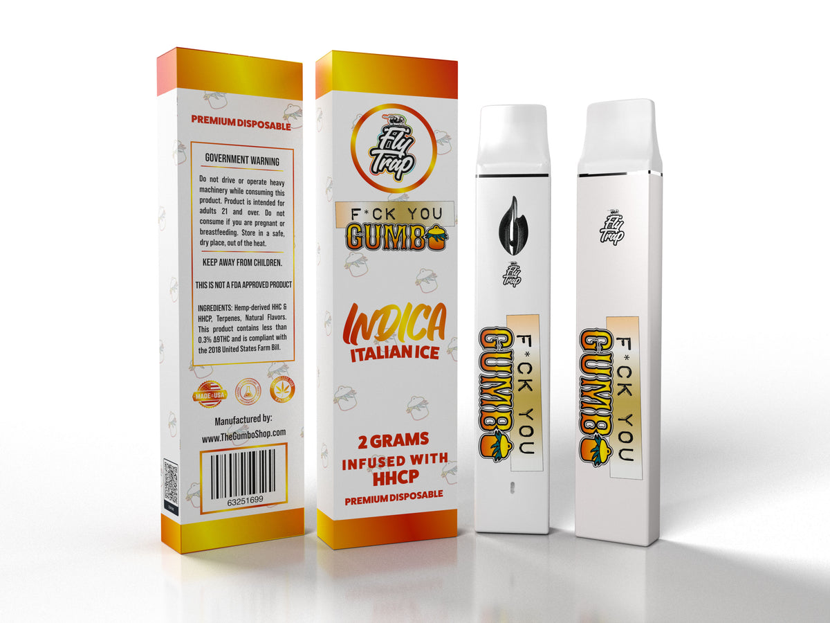 F*ck You Gumbo: Italian Ice 2G Disposable | The Gumbo Shop